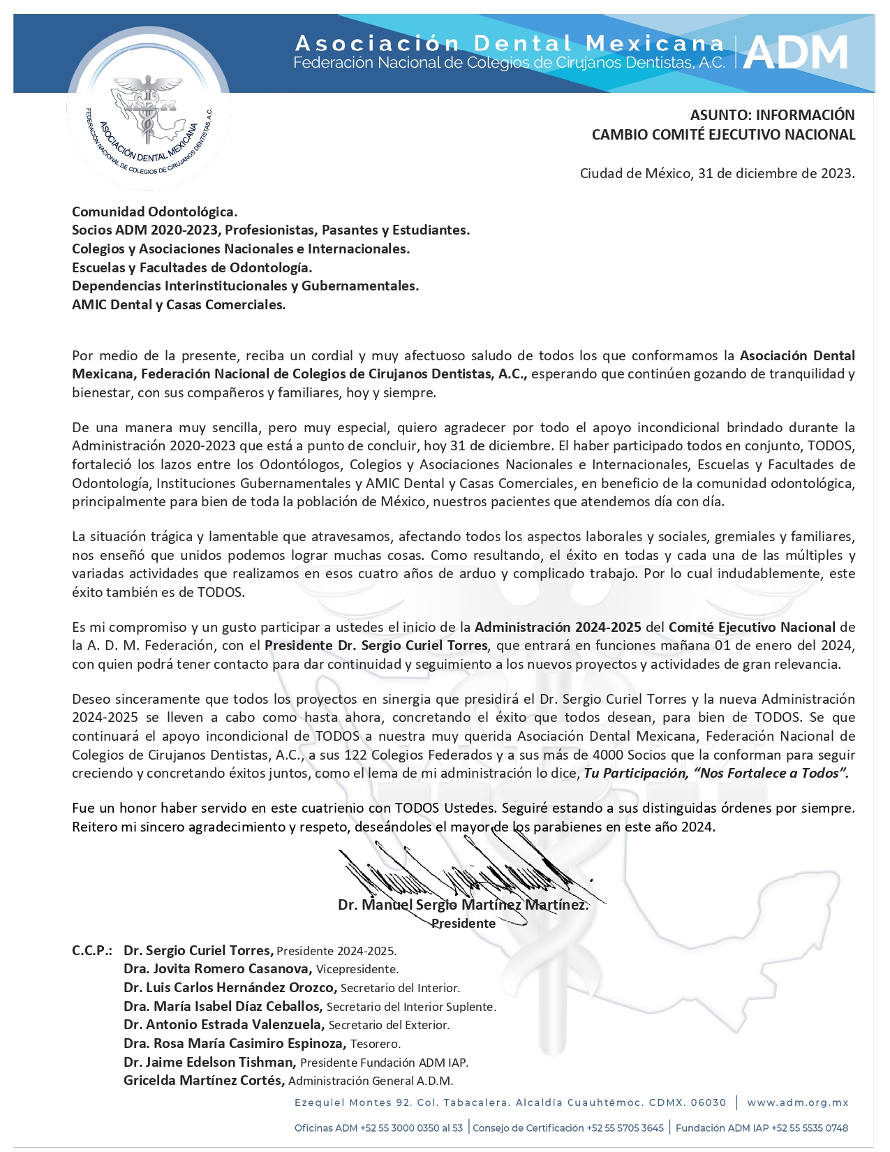 Noticias | Asociación Dental Mexicana